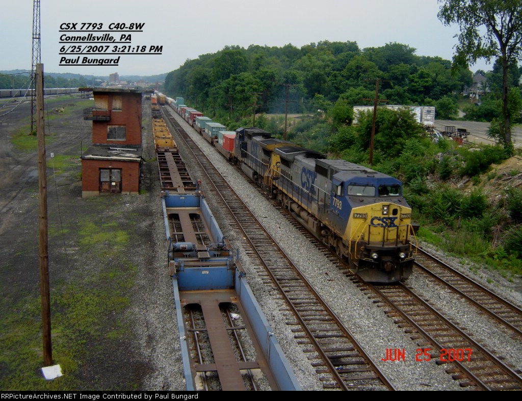 CSX 7793 C40-8W June 25, 2007